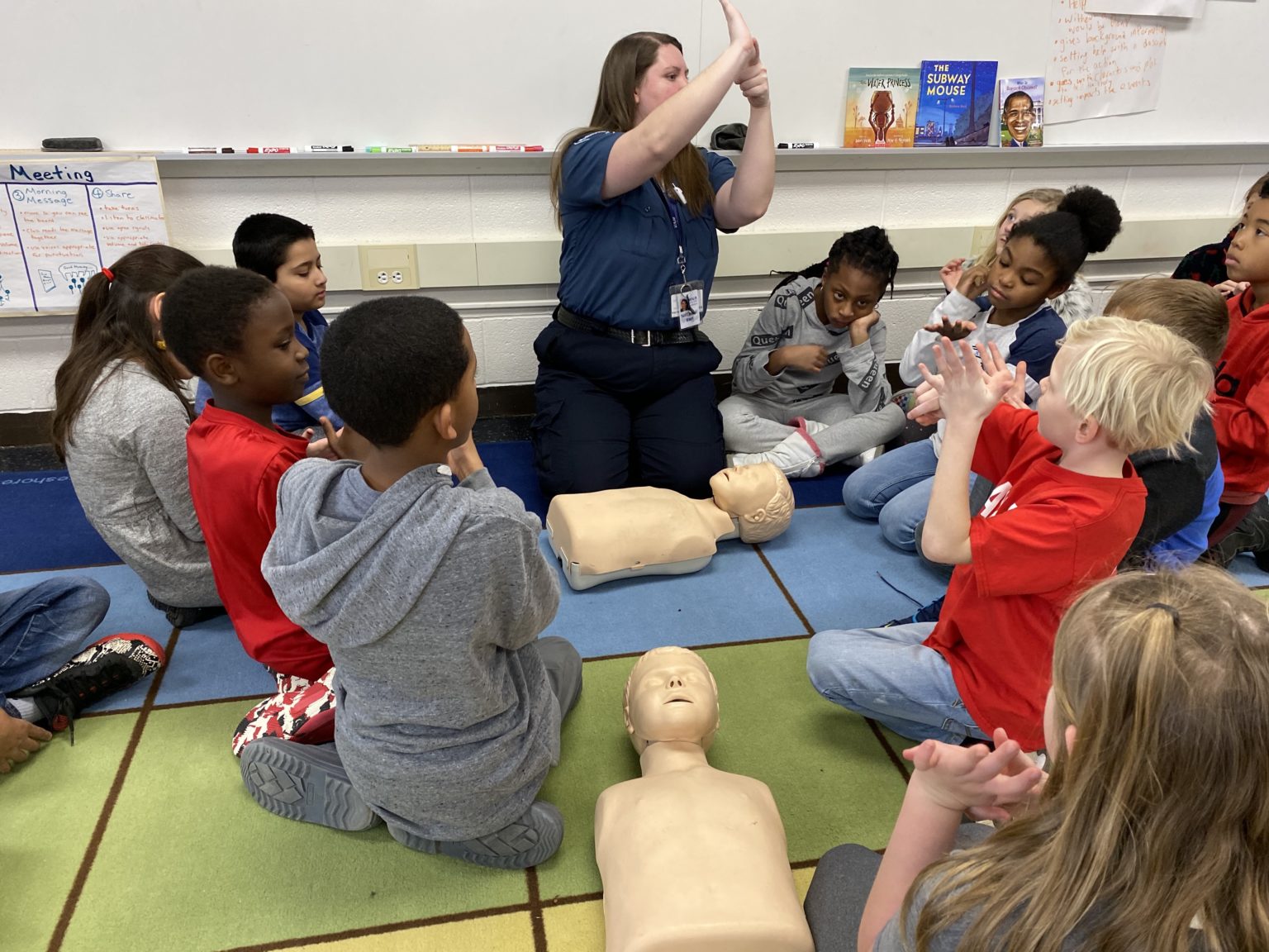 Allen students learn hands-only CPR in honor of Heart Health Month ...