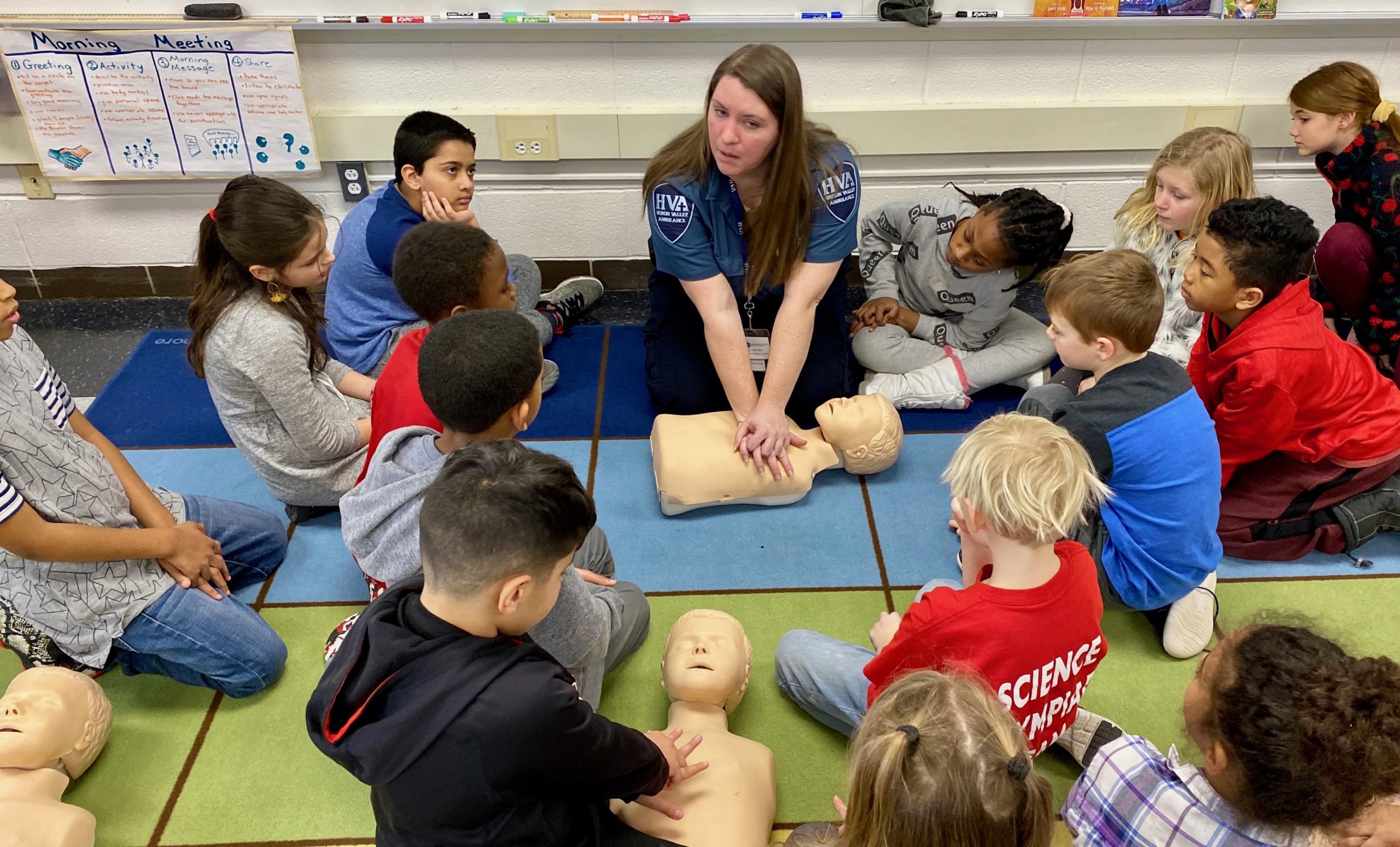 Allen students learn hands-only CPR in honor of Heart Health Month ...
