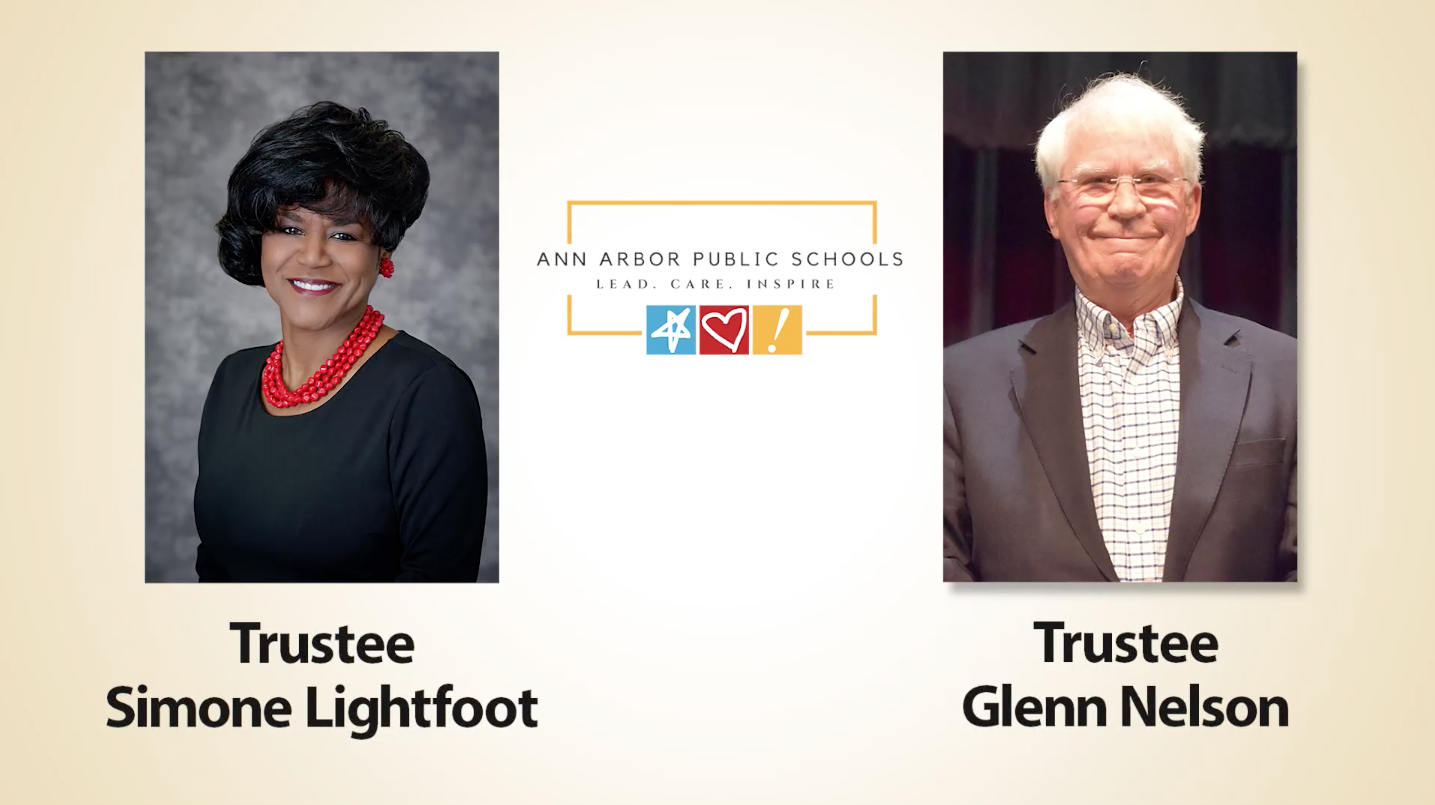 Virtual reception honors AAPS Board of Education Trustees Simone ...