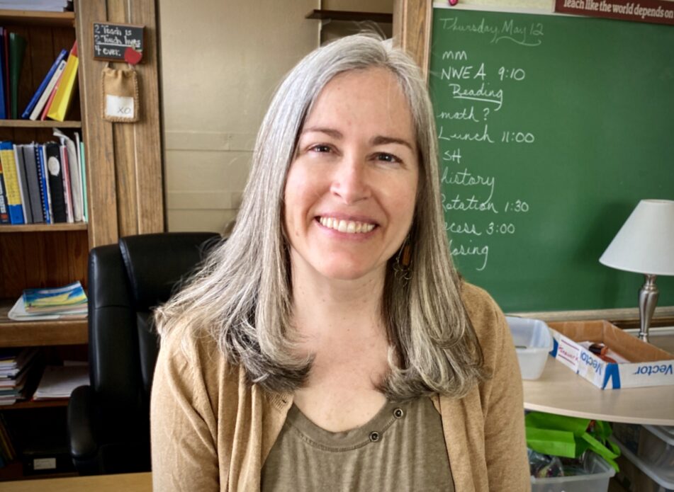 Anita Ringo, fifth grade teacher at Bach Elementary – AAPS District News