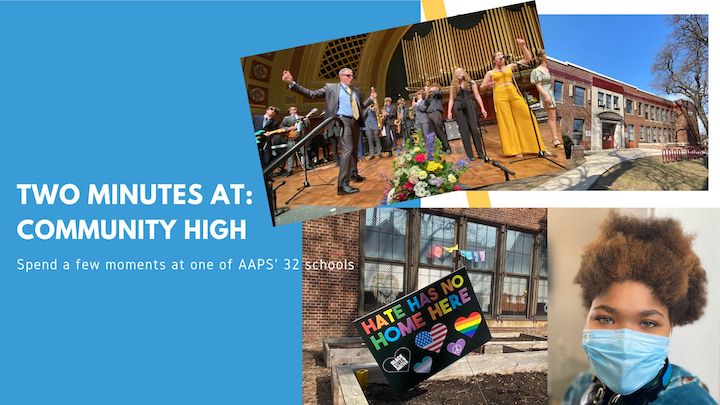 Two minutes at: Community High School – AAPS District News