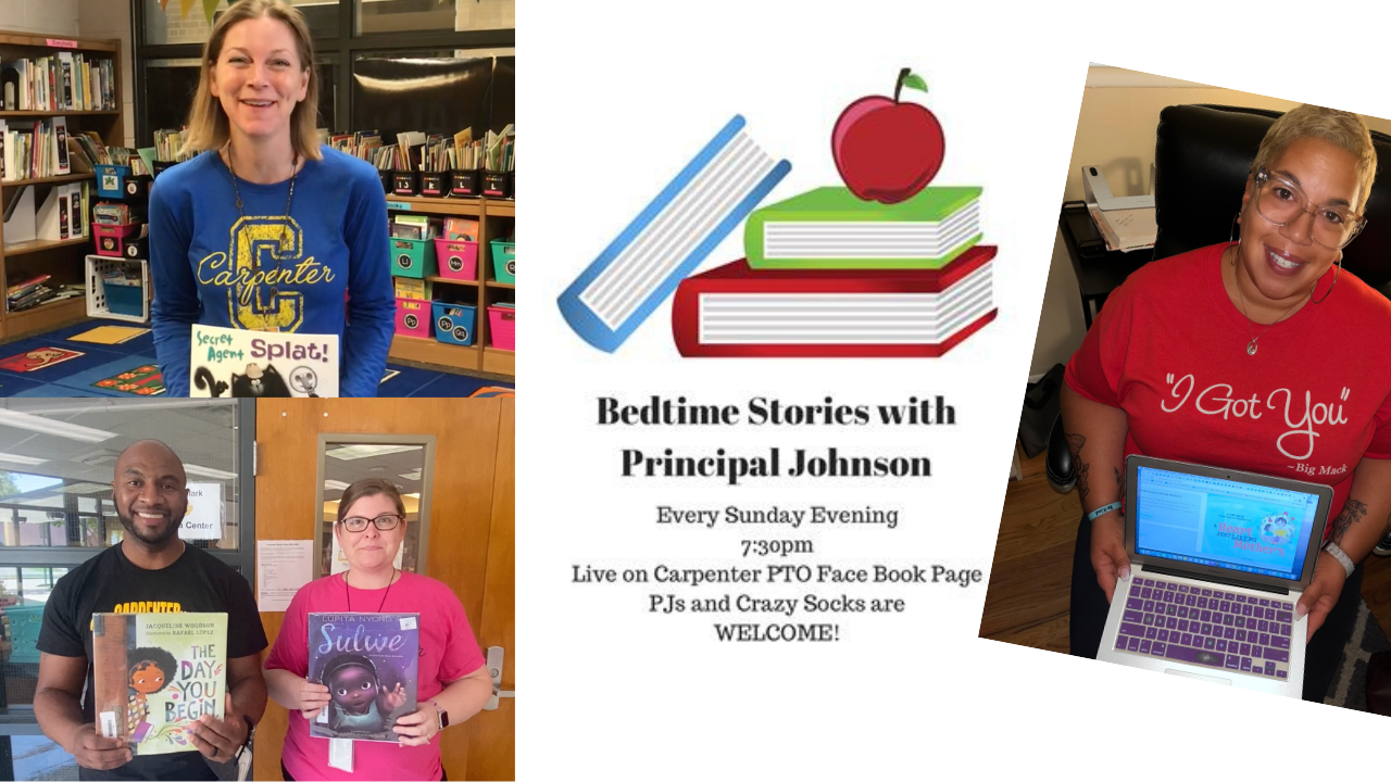 PJs & crazy socks welcome: Students enjoy storytime with staff via ...