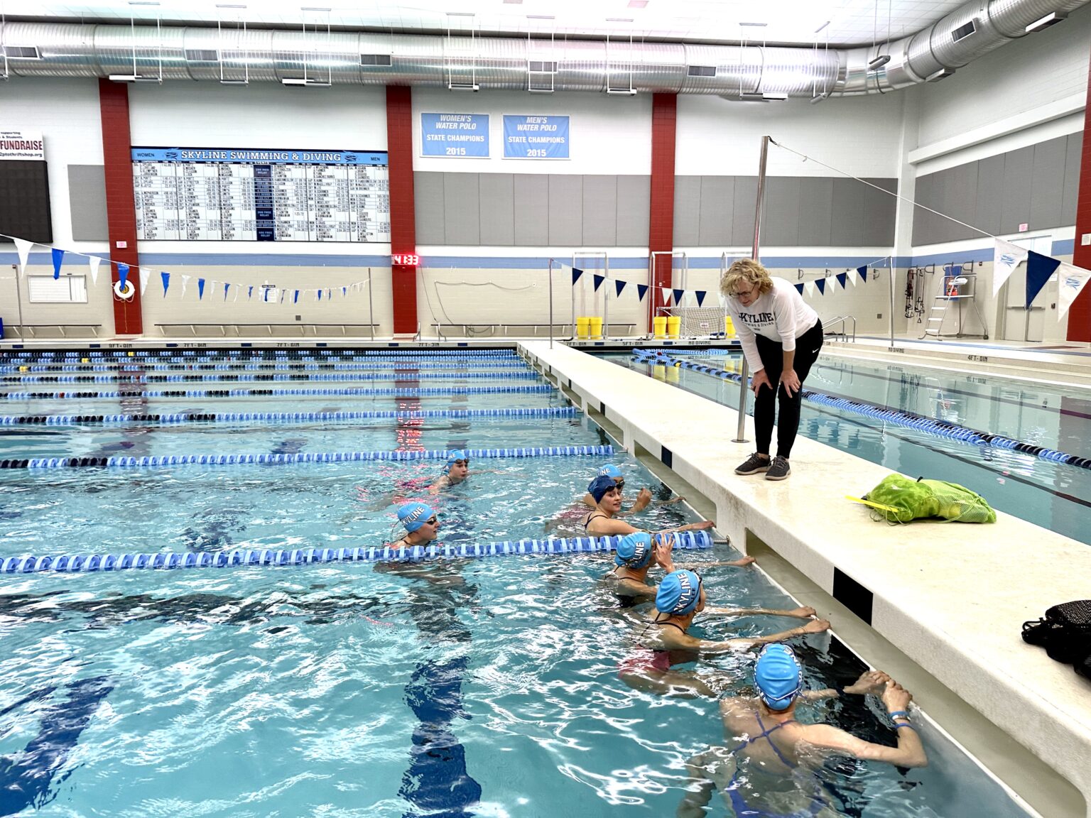 Maureen Murrett, Skyline High School Swimming Coach – AAPS District News