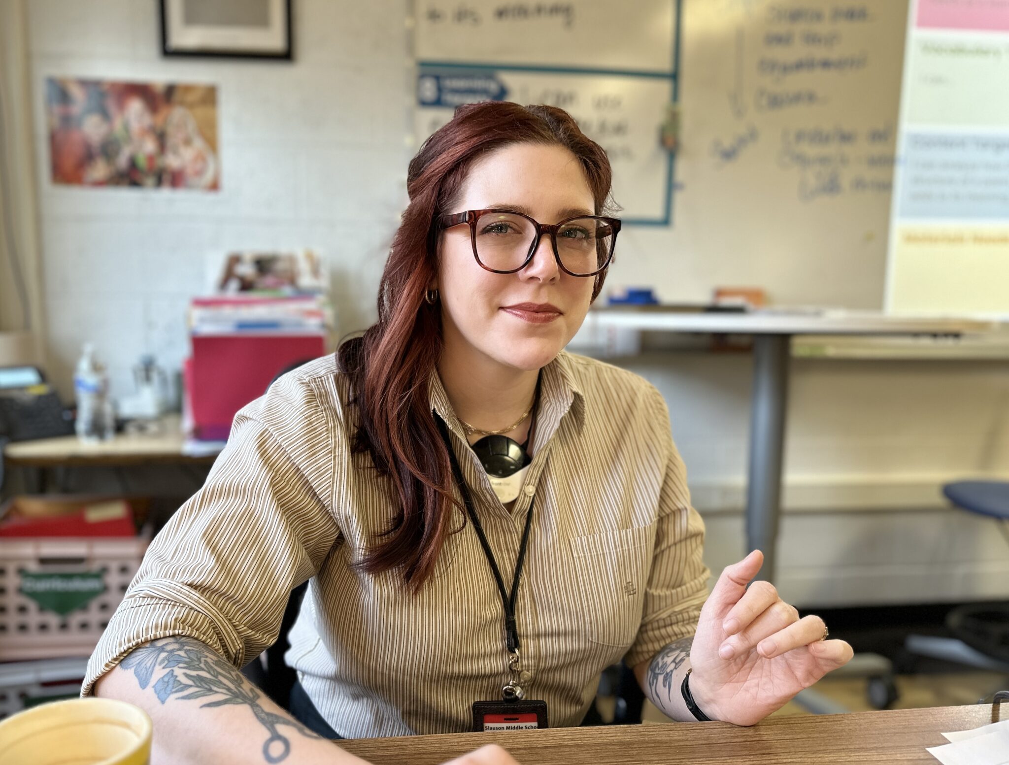 Sarah Suchanek, Slauson Middle School ELA teacher – AAPS District News