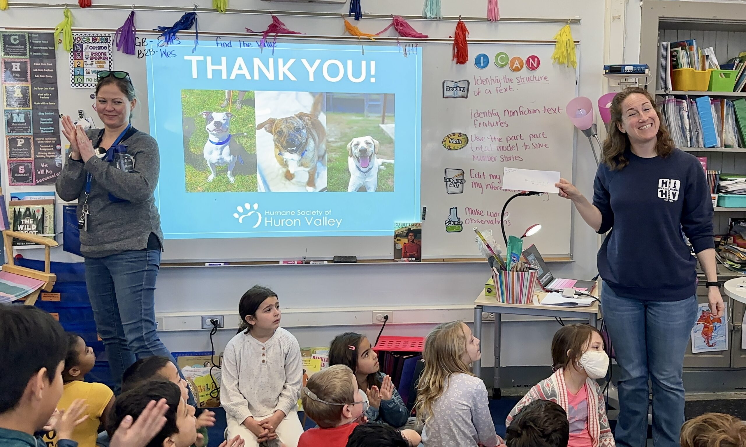 Angell 2nd graders raise money for the Humane Society of Huron Valley ...