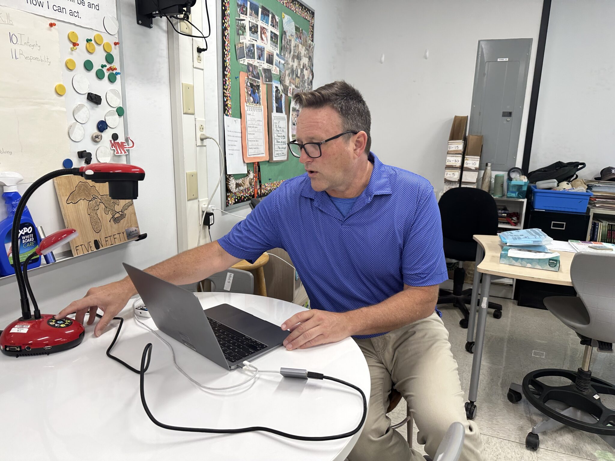 Nick Mosher, Wines Elementary fifth grade teacher – AAPS District News