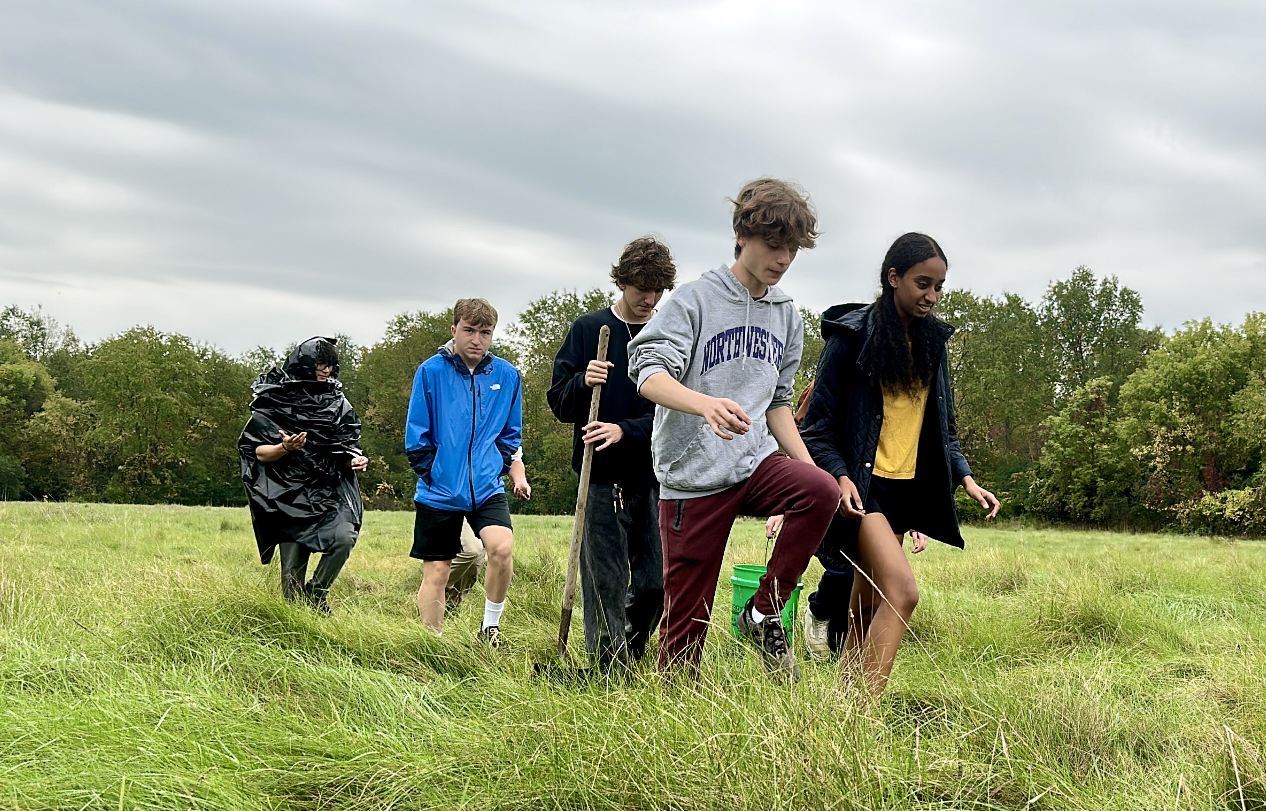 Huron IB science students get hands-on experience with soil ...
