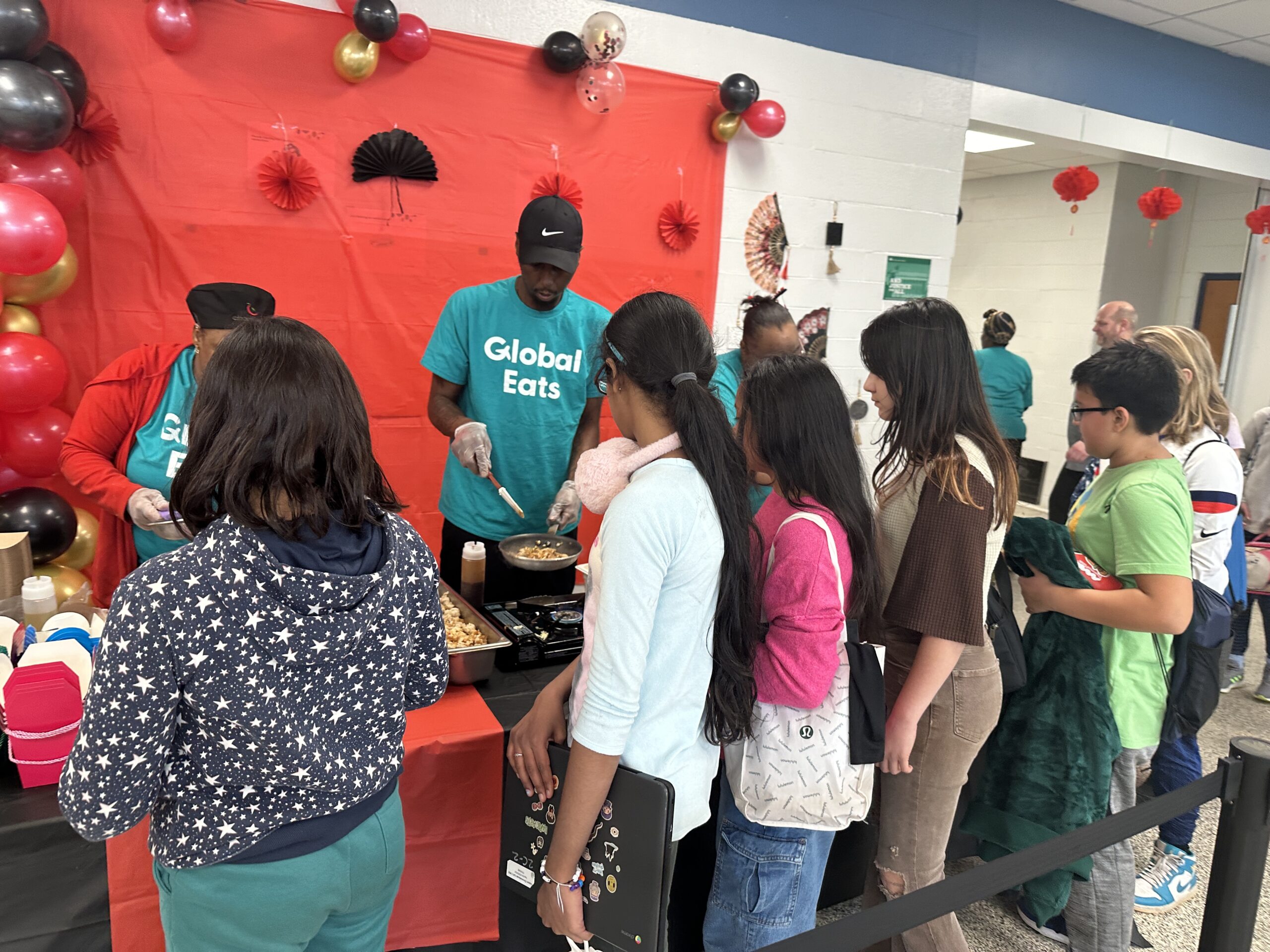 All aboard! Chartwells’ Global Eats event offers Tappan Middle School ...
