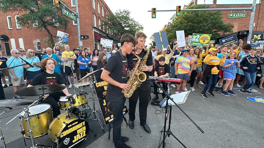 Video: Community High Jazz musicians perform on Good Morning America ...