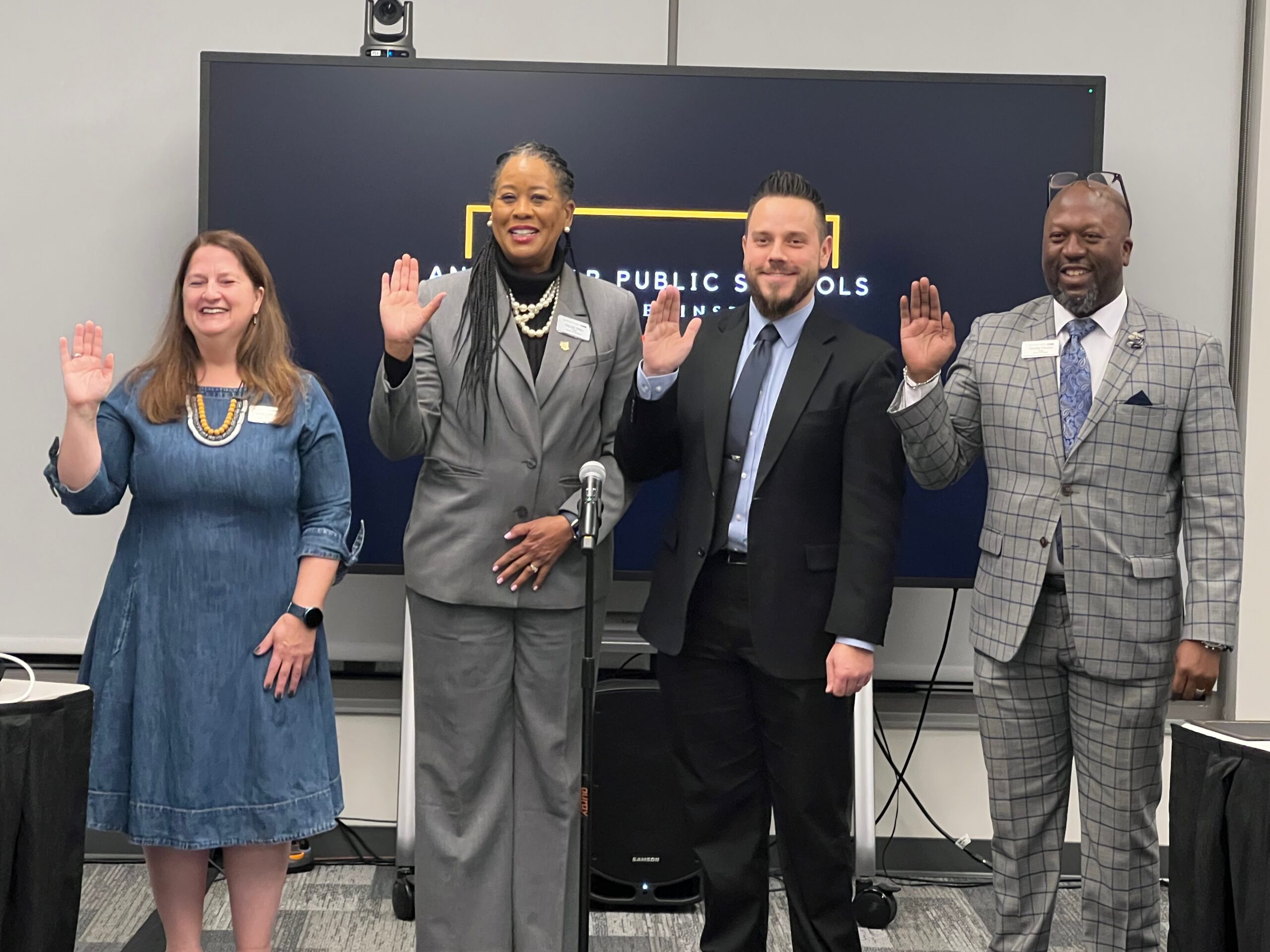 AAPS Board of Education swears in new trustees, elects officers – AAPS ...