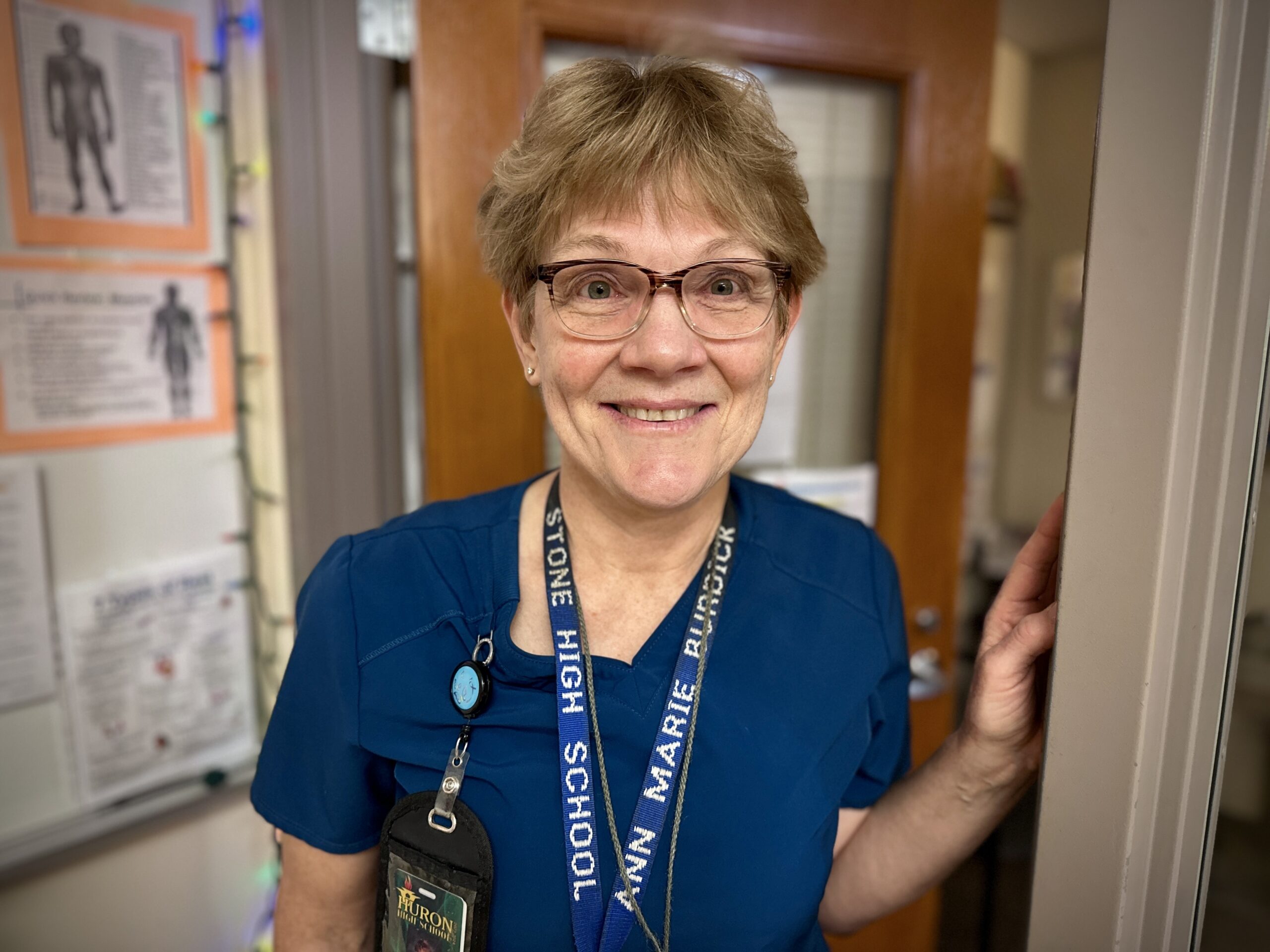 Ann Burdick, Huron High School school nurse – AAPS District News