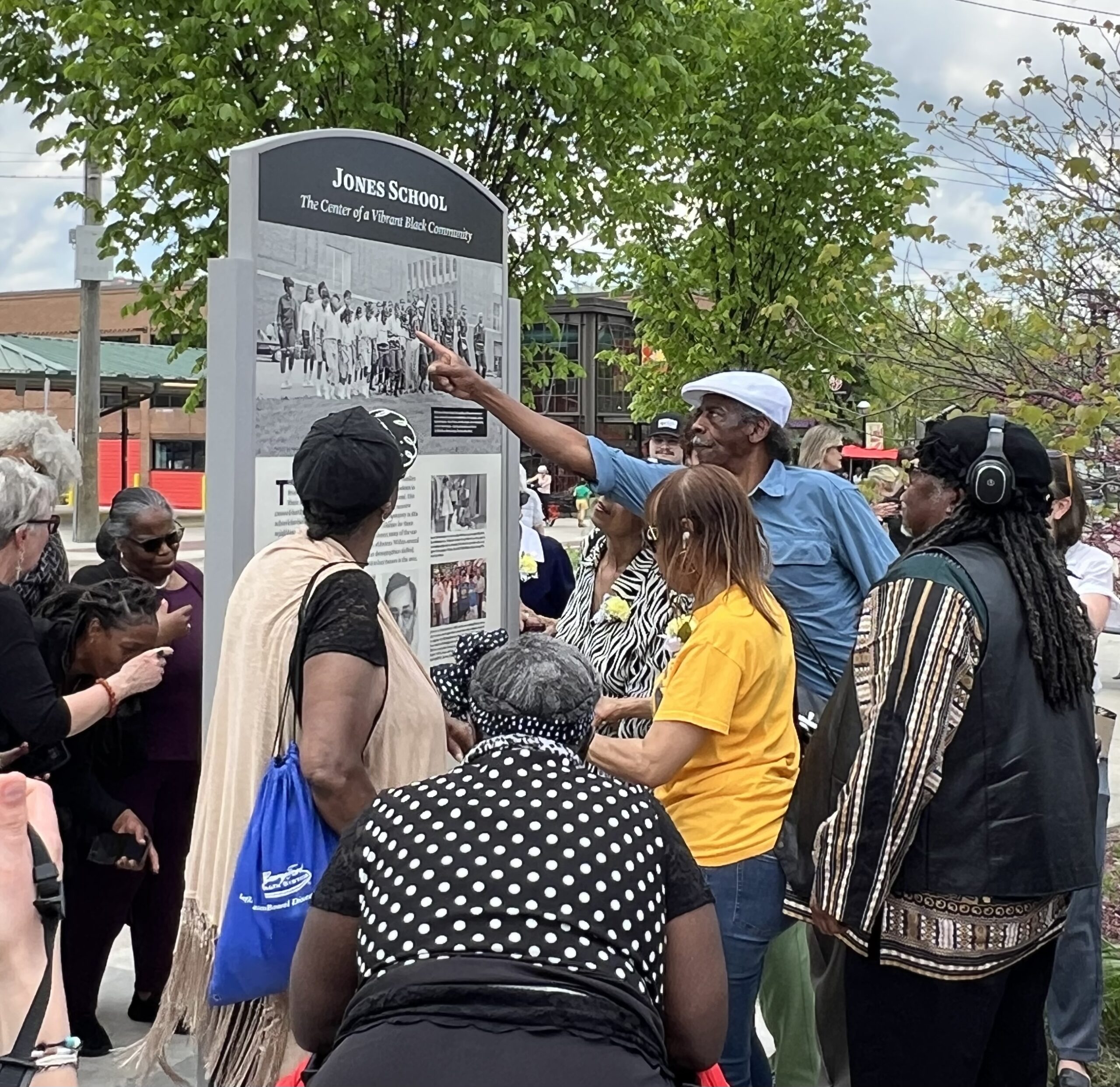 Marker highlights history of Jones School, The Center of a Vibrant ...
