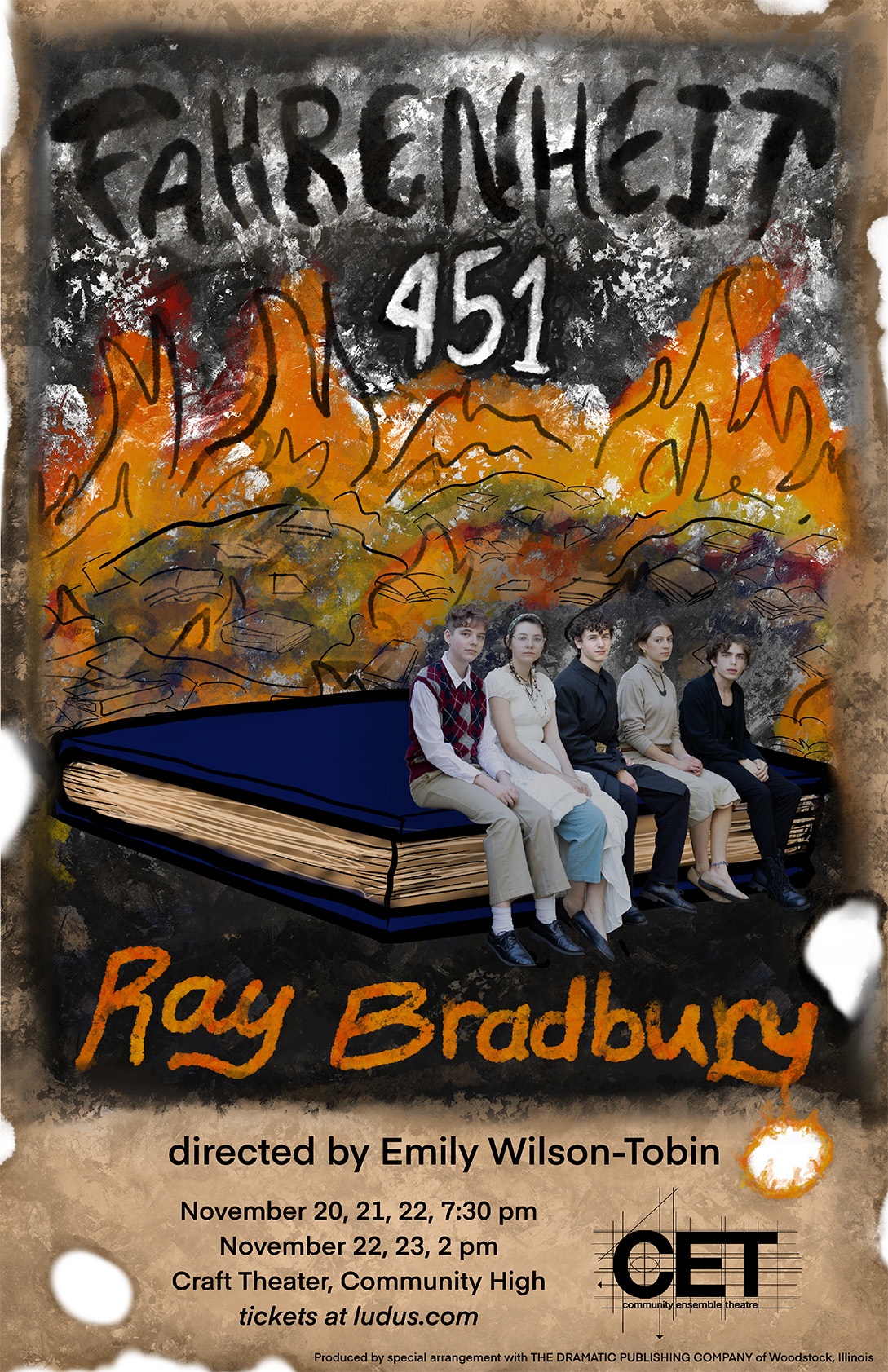 Community Ensemble Theatre to present Ray Bradbury’s “FAHRENHEIT 451 ...