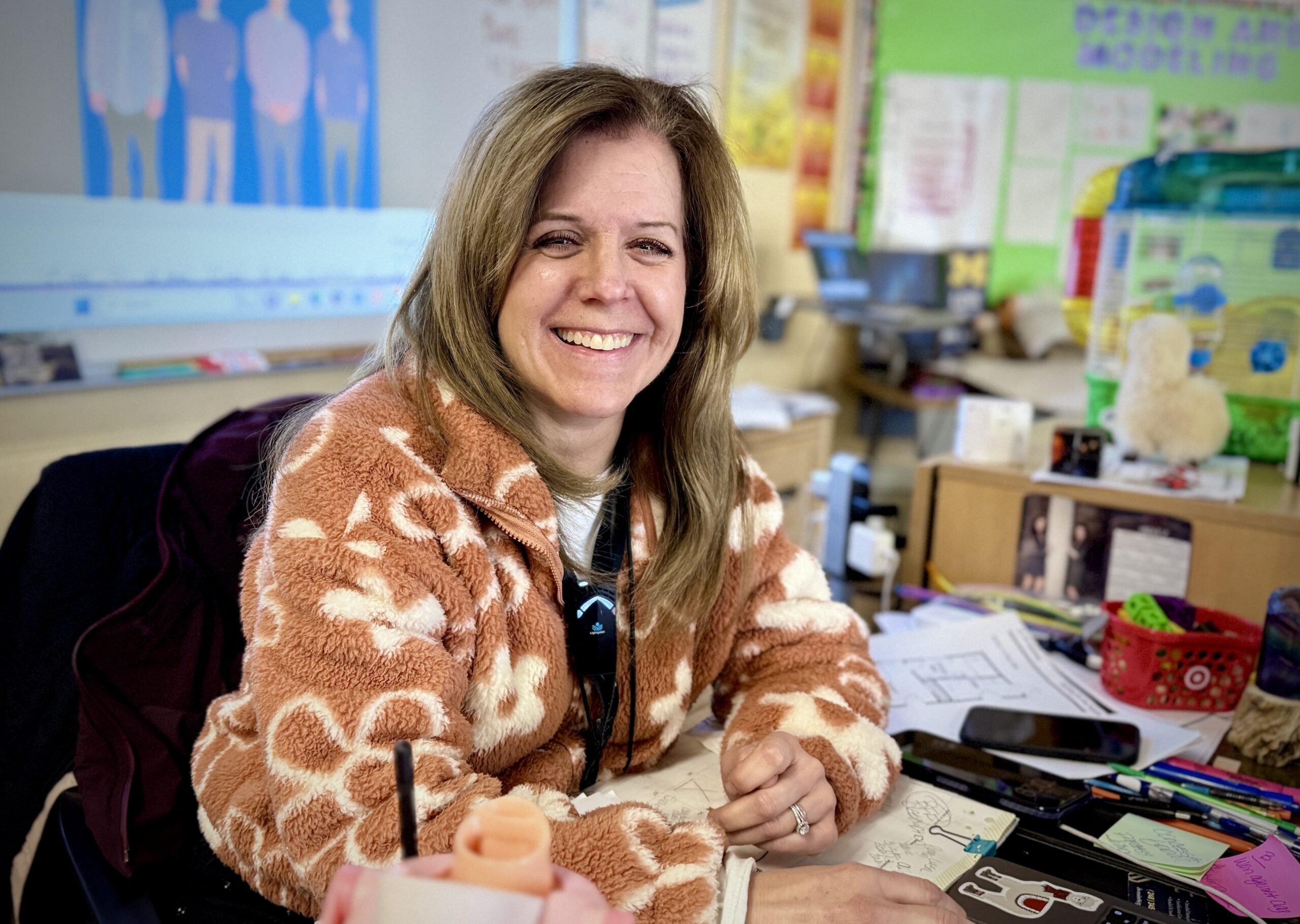 Kim Jaster, Slauson Middle School PLTW teacher and Athletic Director ...